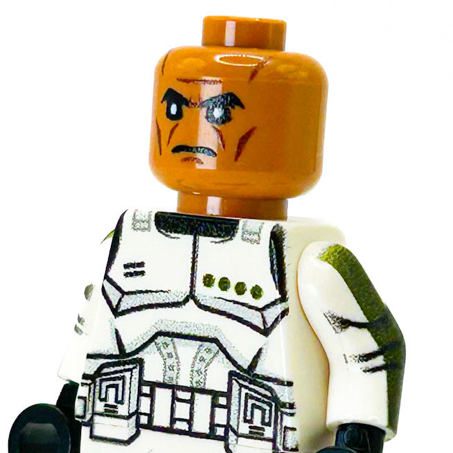 Custom Olive Clone Trooper (Olive, P1) Minifig made using LEGO parts ...