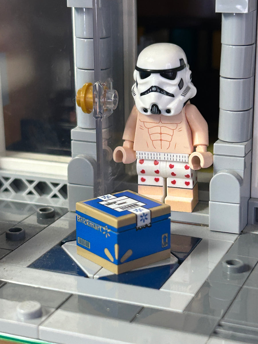 BrickMart Package / Shipping Box - Custom Printed made using LEGO part ...