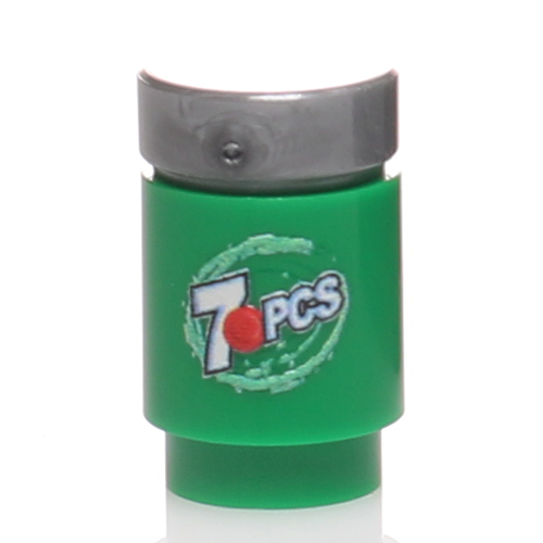 B3 Customs® Printed 7 Pieces Soda Can made using real LEGO