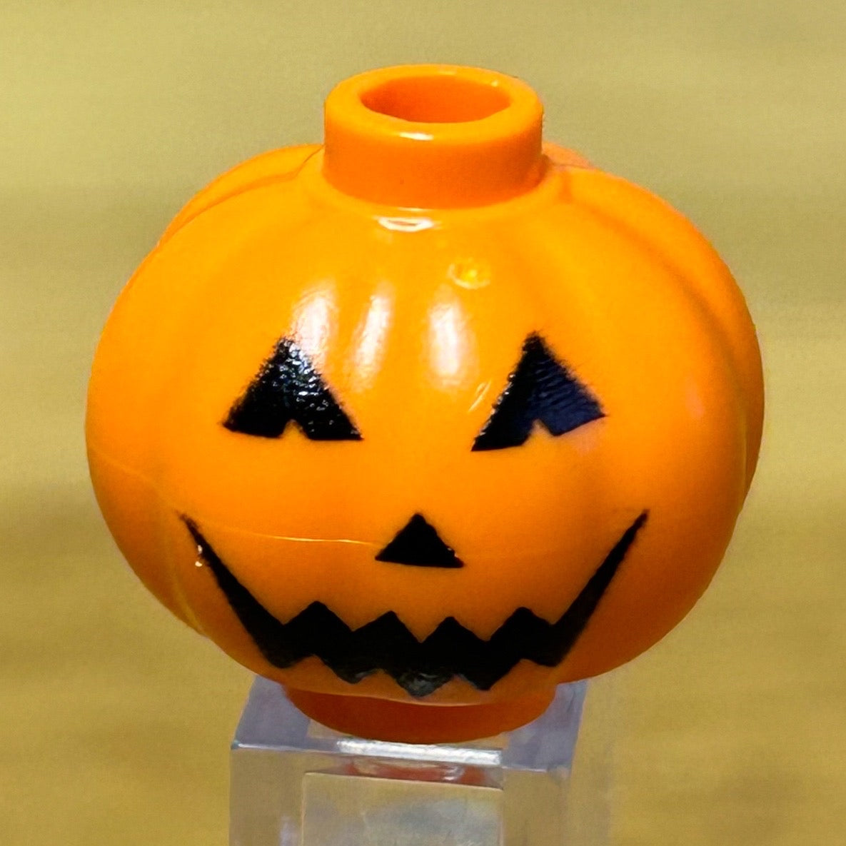 Custom Jack O' Lantern / Pumpkin Face #1 - B3 Customs made using LEGO