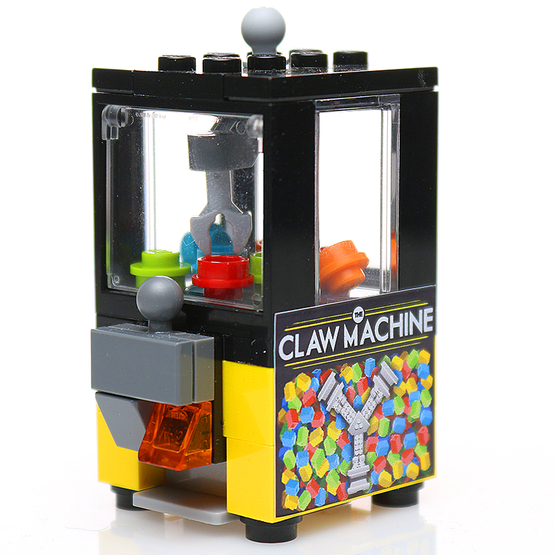 B3 Customs® Arcade Claw Machine Building Set made from LEGO parts