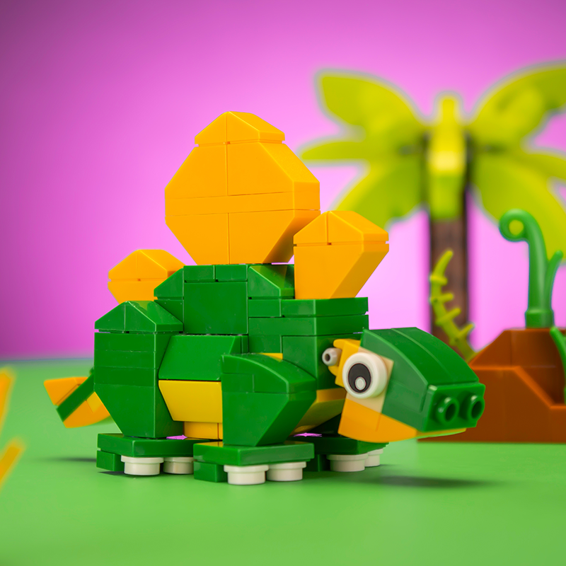LEGO Stegosaurus - Custom LEGO Dinosaur Set – B3 Customs