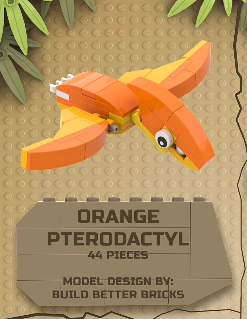 LEGO Pterodactyl - Custom LEGO Dinosaur Set – B3 Customs