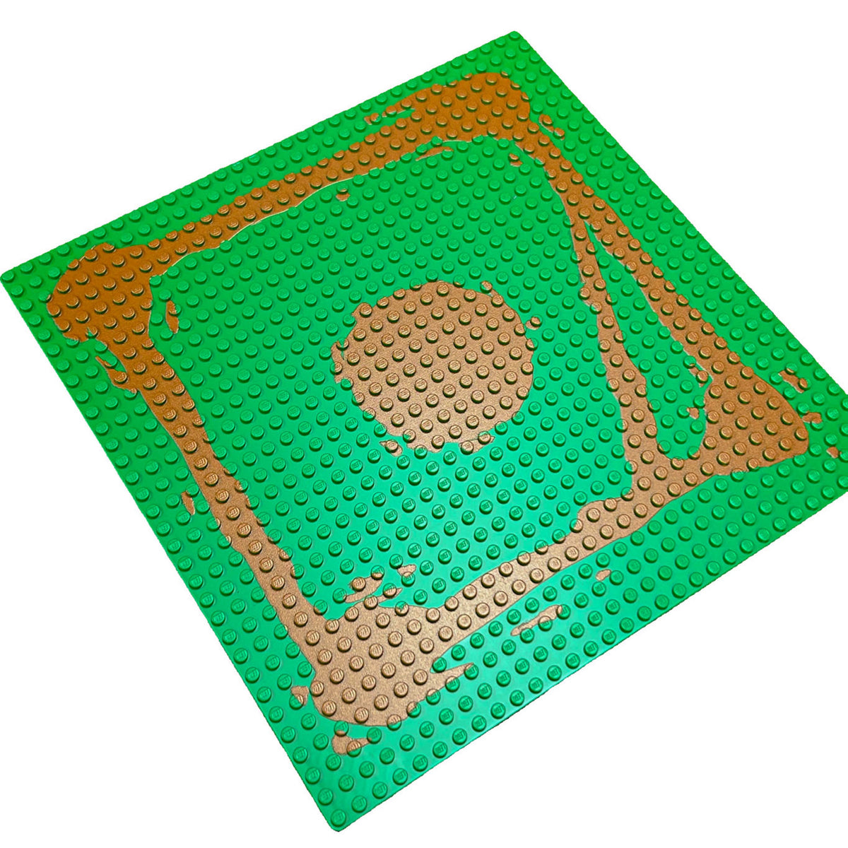 Sandlot Baseball Field Baseplate made using LEGO baseplate – B3 Customs