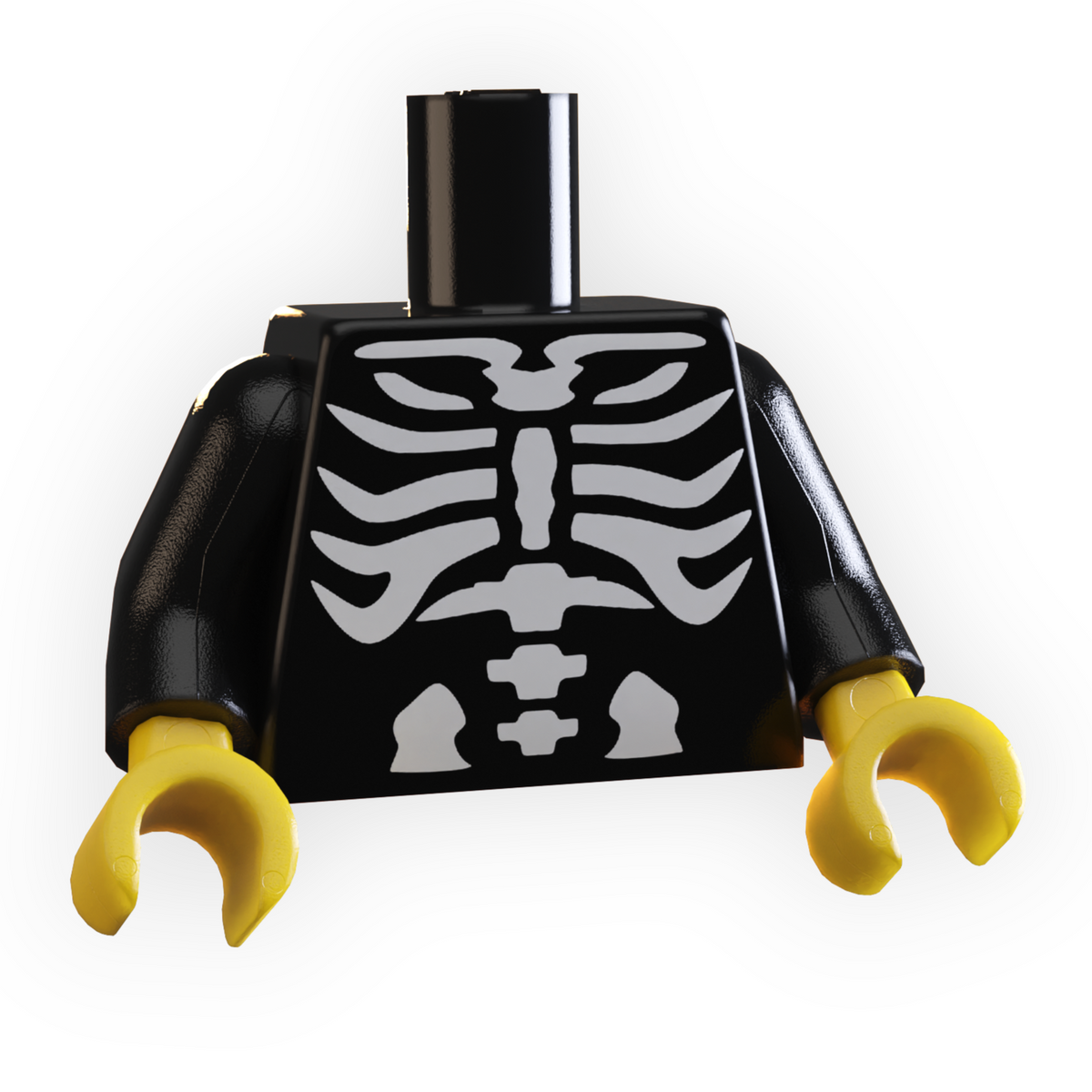 Halloween Skeleton Bones Minifig Torso – B3 Customs