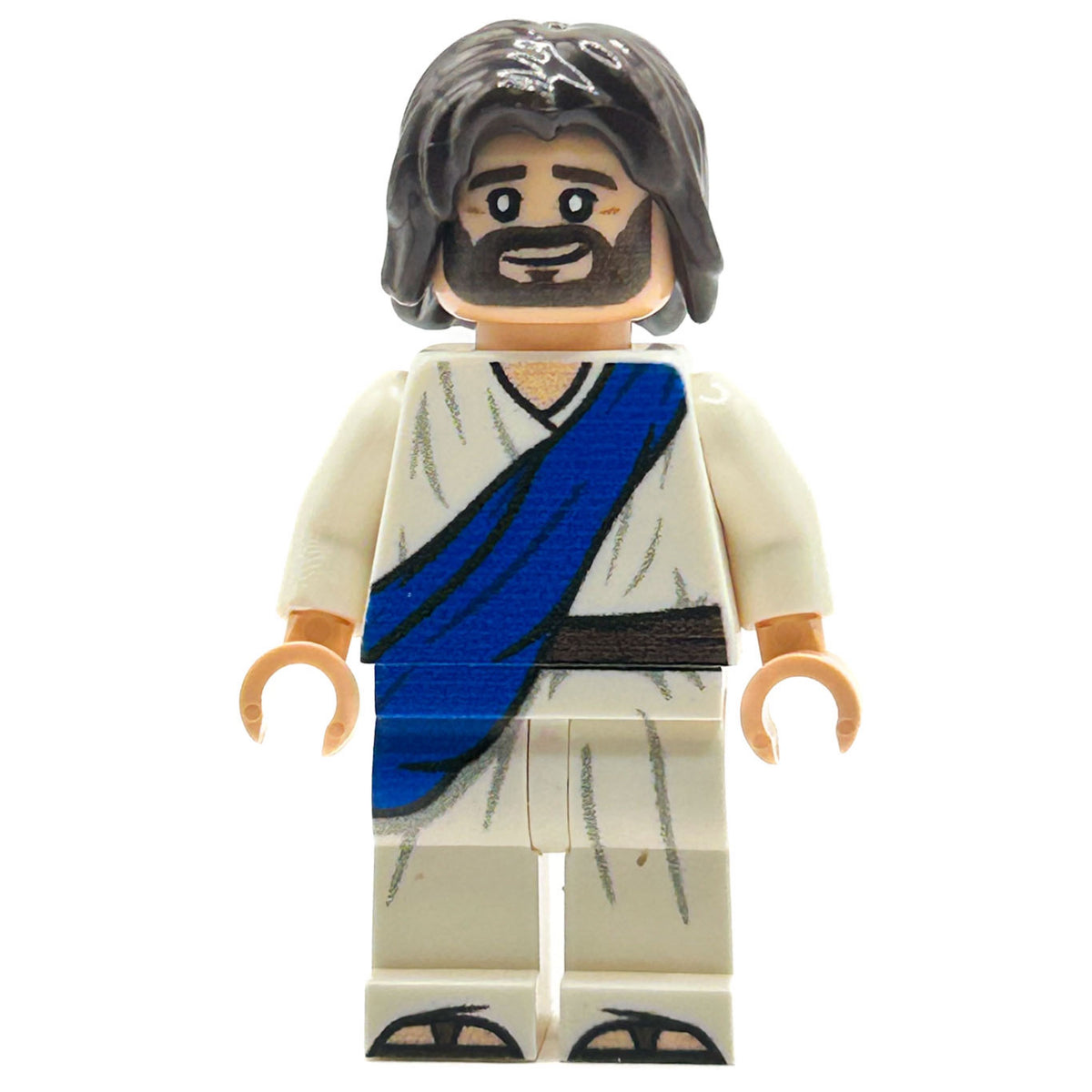 Jesus (Blue Sash) Minifig made using LEGO parts – B3 Customs