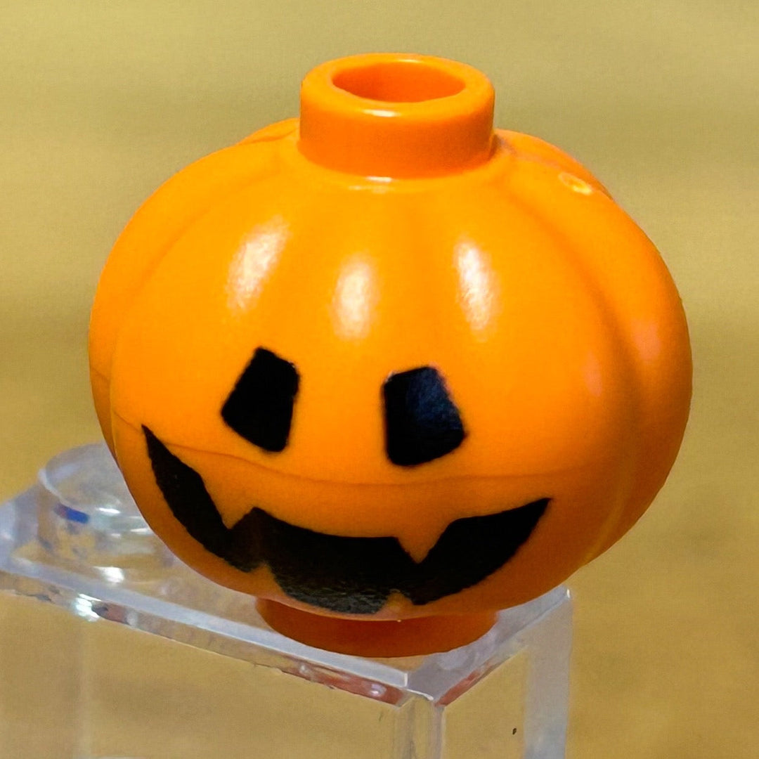Custom Jack O' Lantern / Pumpkin Face #3 - B3 Customs made using LEGO
