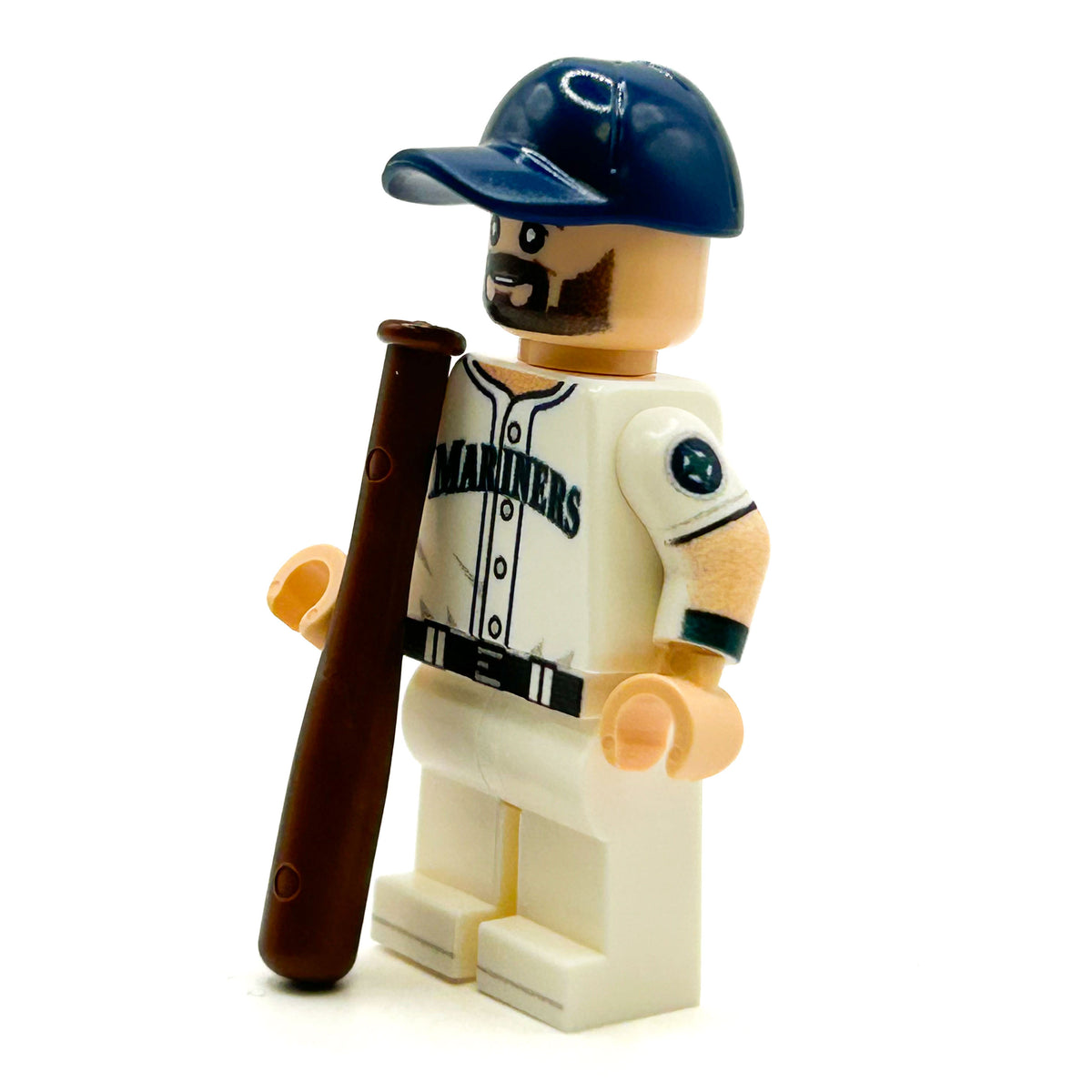 #29 Catcher Seattle Baseball Minifig made with LEGO parts, Cal Raleigh ...