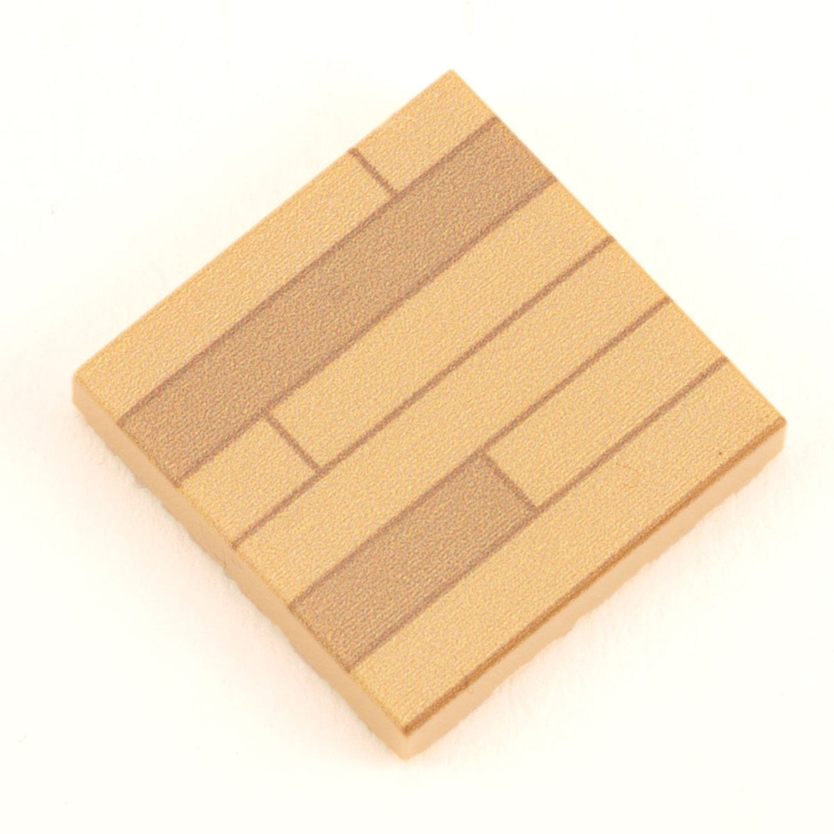 B3 Customs Light Hardwood Tile Part Pack (20 Tiles) made with LEGO par