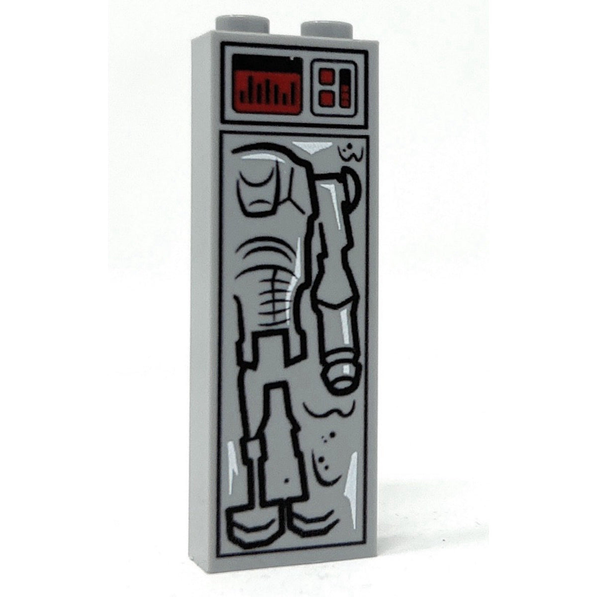 Super Battle Droid (1x2x5 Brick) in Carbonite made using LEGO parts ...