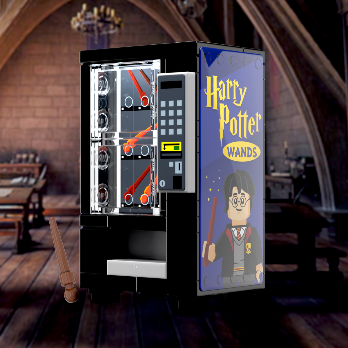 Wizard Wands Vending Machine Building Set made using LEGO parts – B3 ...