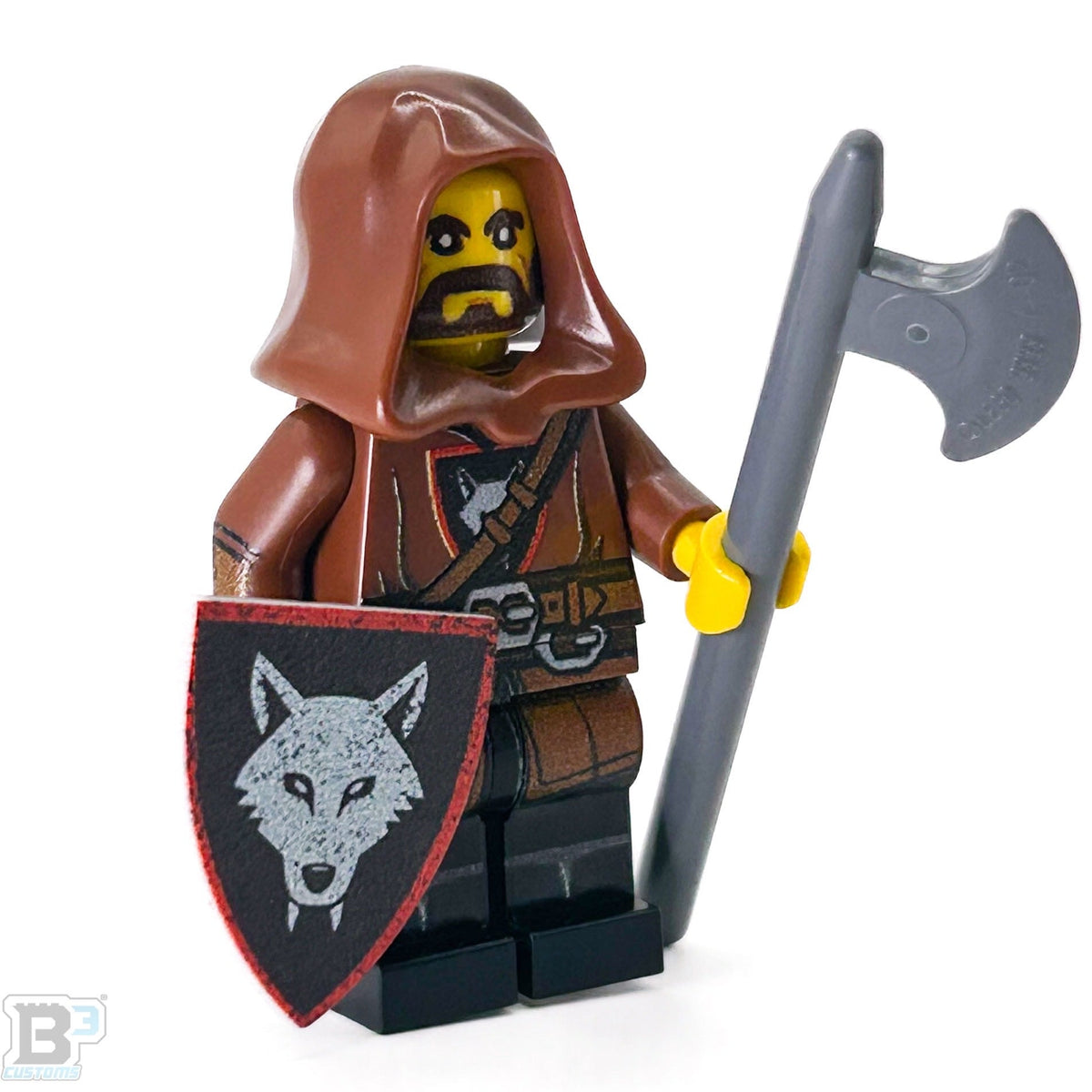 Wolfpack Woodsman Minifig made using LEGO parts – B3 Customs