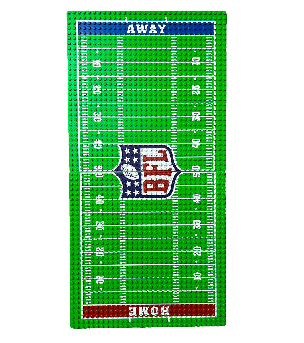 Custom Football Field made with LEGO parts - B3 Customs