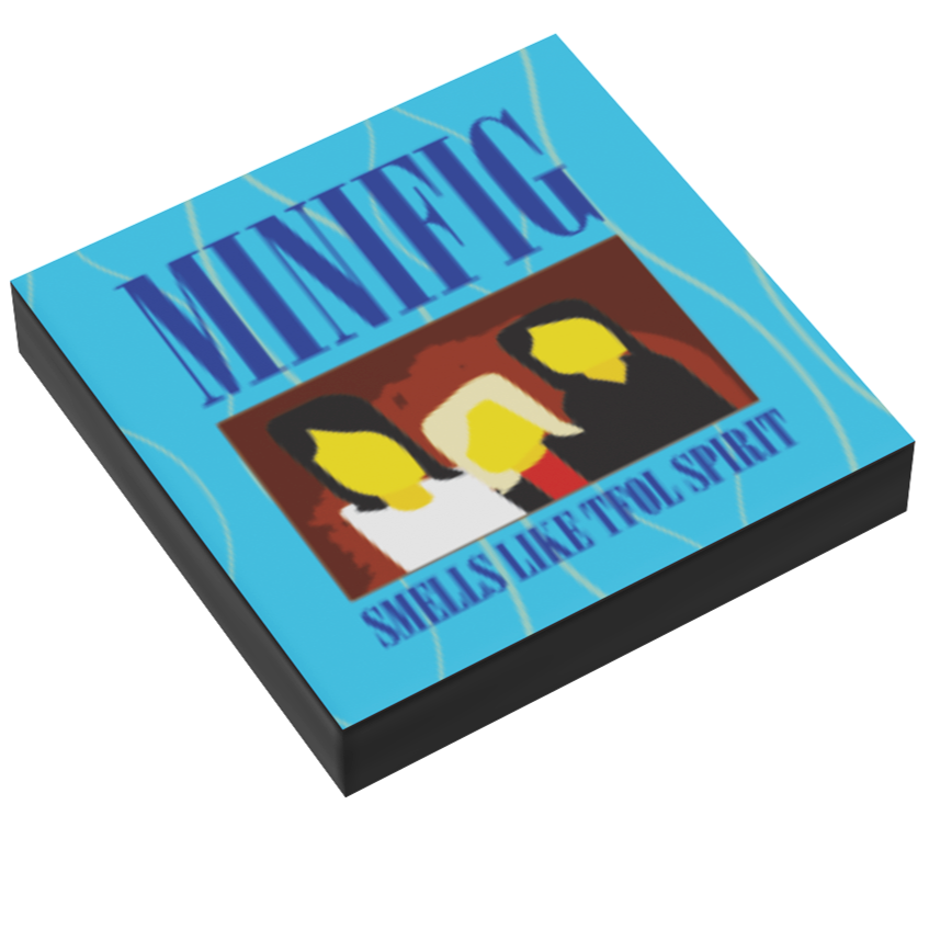 Music Album Tiles for LEGO minifigs – B3 Customs