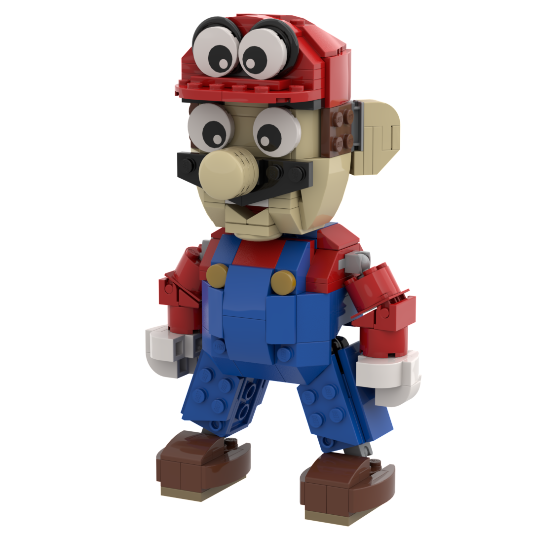 Red Power Plumber MOC made using LEGO parts – B3 Customs