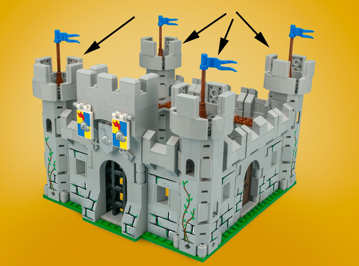 Castle Tower - Custom Castle Modular Building Set – B3 Customs