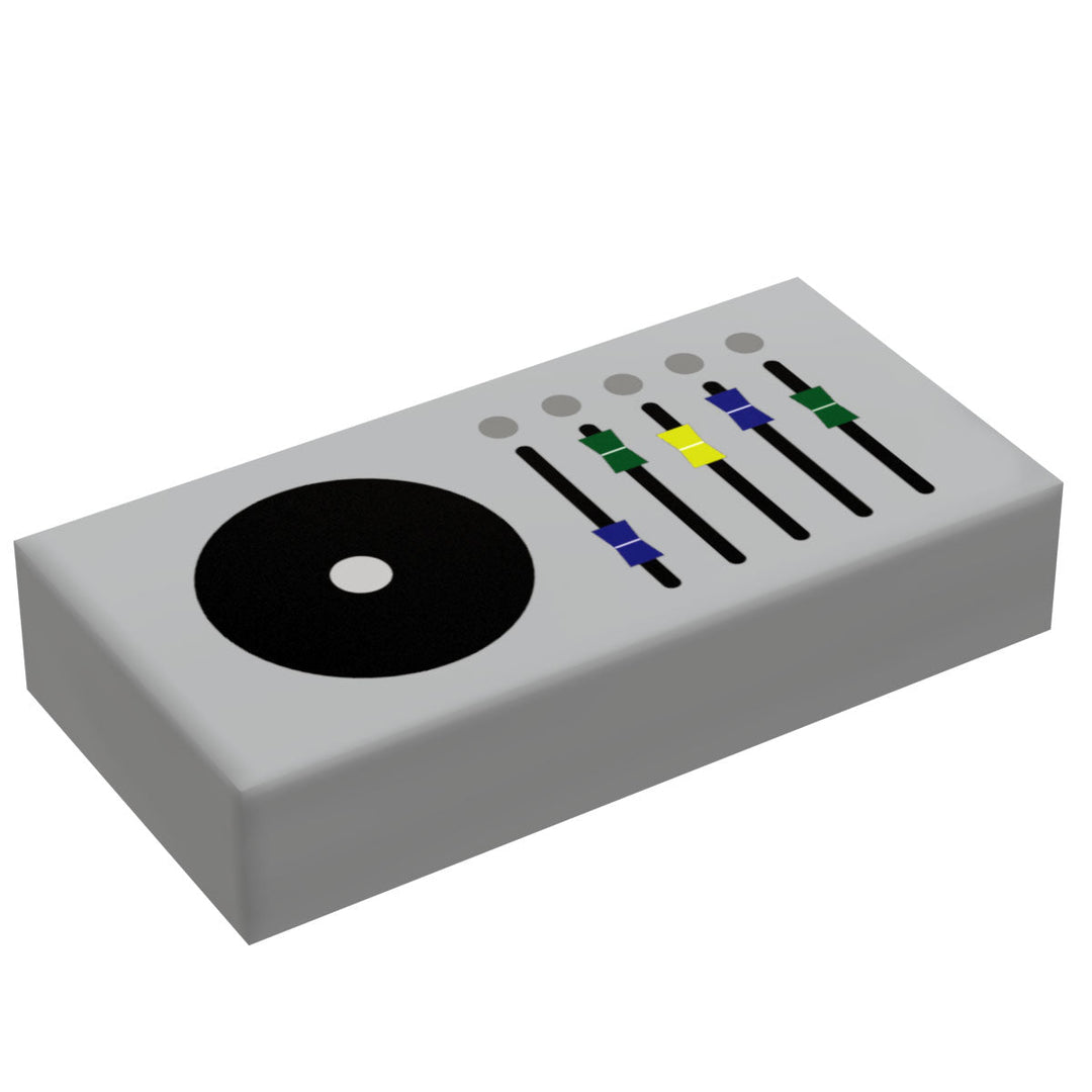 Control Panel #4 (Media Dial) for Star Wars/Space (1x2 Tile) - B3 Cust ...