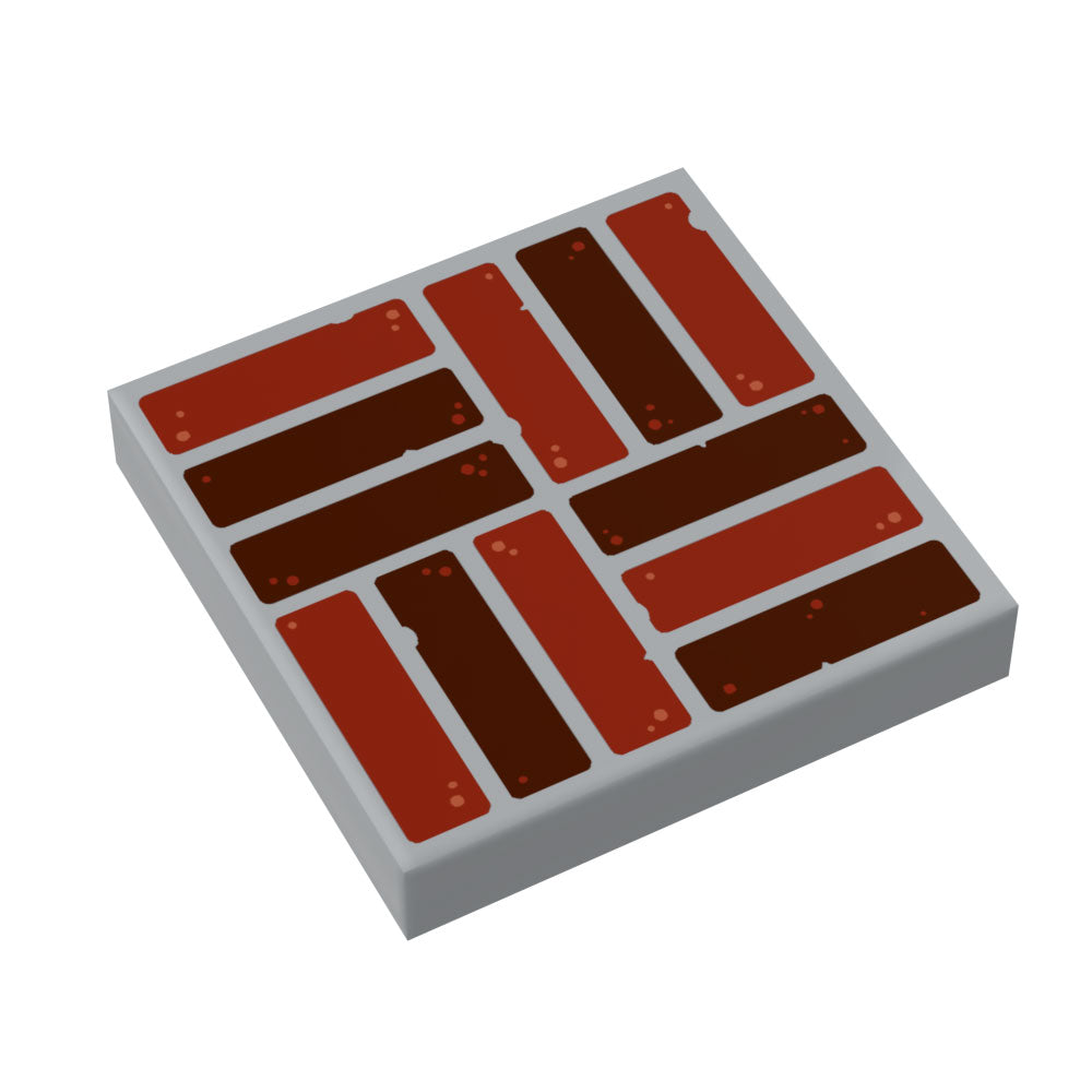 Mason Brick Flooring / Wallpaper 2x2 Tile - B3 Customs