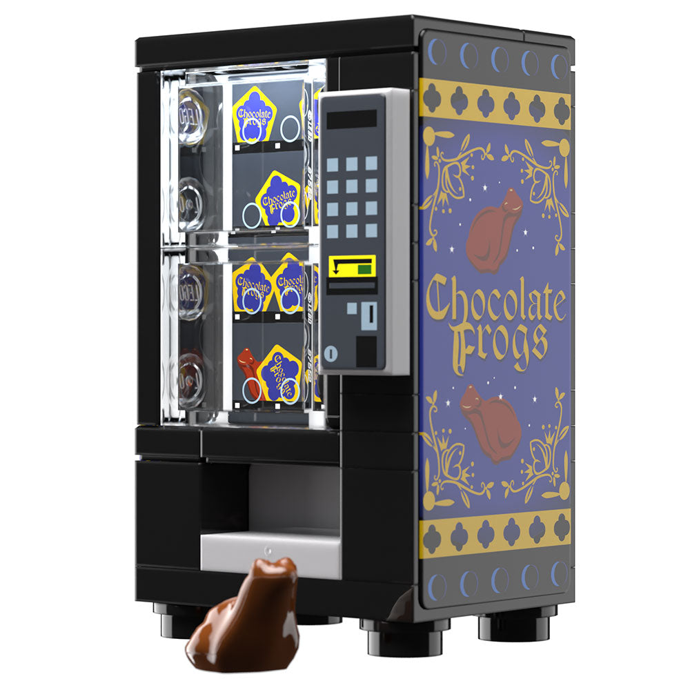 B3 Customs® Chocolate Frogs Vending Machine Building Set made using LE