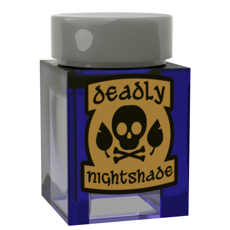 Deadly Nightshade Potion Bottle for Minifigs made using LEGO parts - B ...