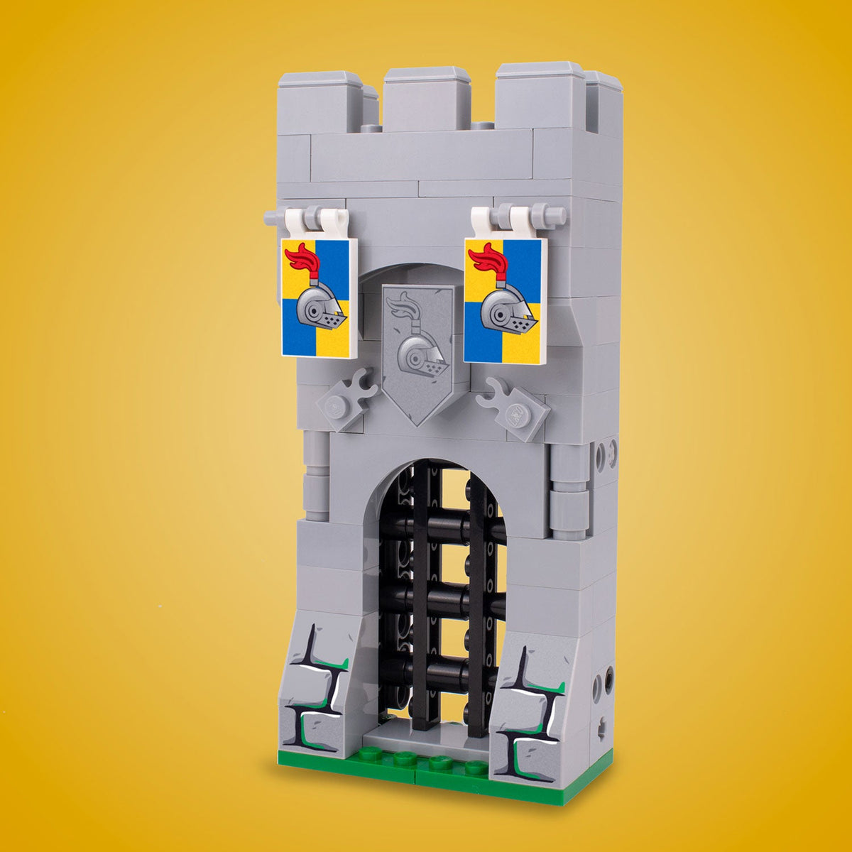 Castle Gate - Custom Castle Modular Building Set made using LEGO parts ...
