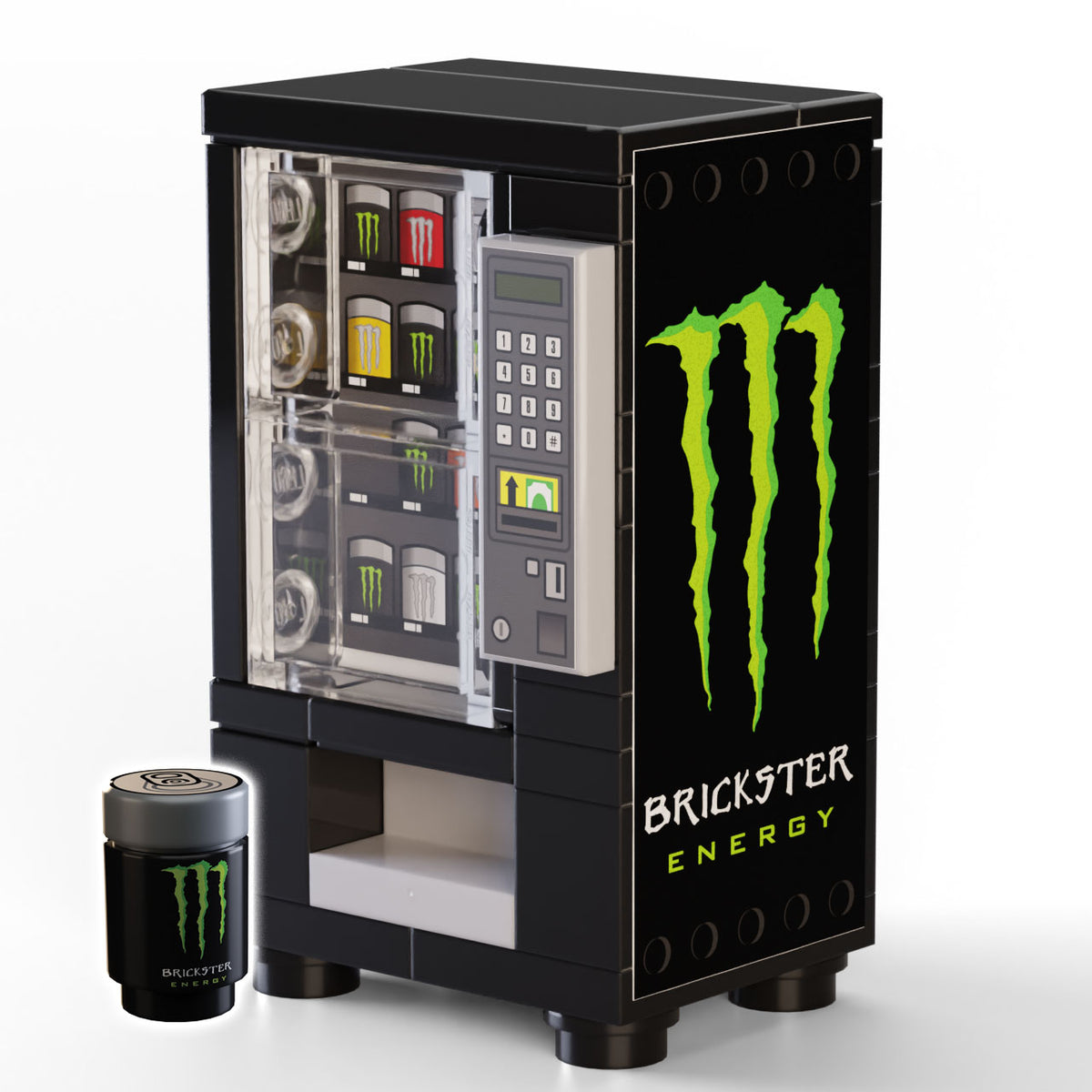 Brickster Energy Drink Minifig Vending Machine – B3 Customs