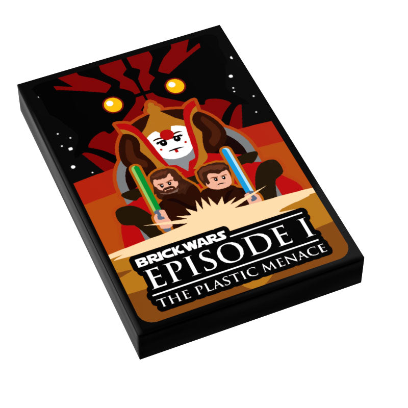 Brick Wars: The Plastic Menace (EP. 1) Movie Tile Cover (2x3 Tile) mad ...