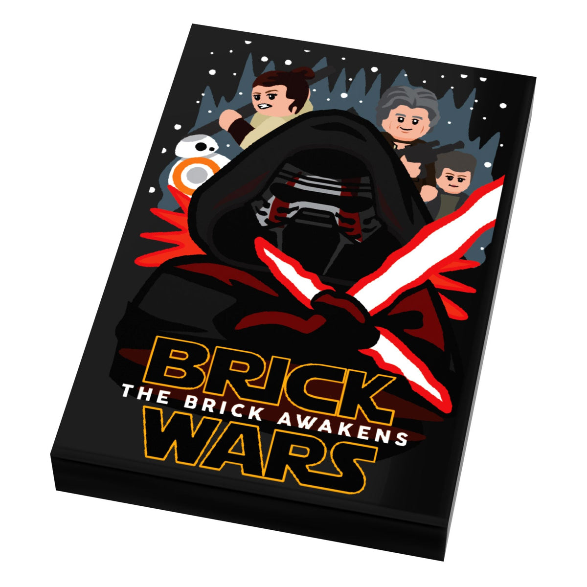 Brick Wars: Brick Awakens (EP. 7) Movie Tile Cover (2x3 Tile) made usi ...