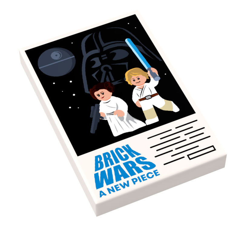 Brick Wars: A New Piece Movie Tile Cover made using LEGO tile - B3 Cus ...