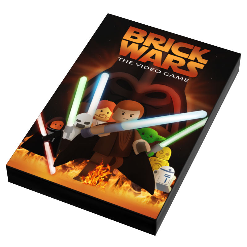 Custom LEGO SW: Original Video Game Cover (2x3 Tile) made using LEGO p ...