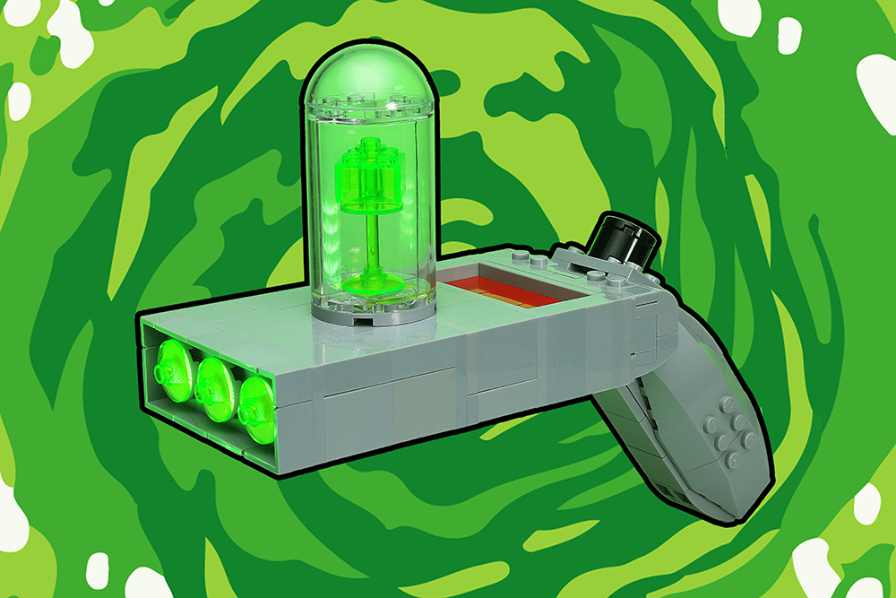 Portal Gun, Rick & Morty - Custom MOC made with LEGO bricks – B3 Customs