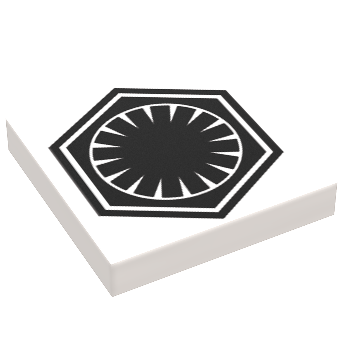 SW First Order Faction - B3 Customs Printed 2x2 Tile made using LEGO p