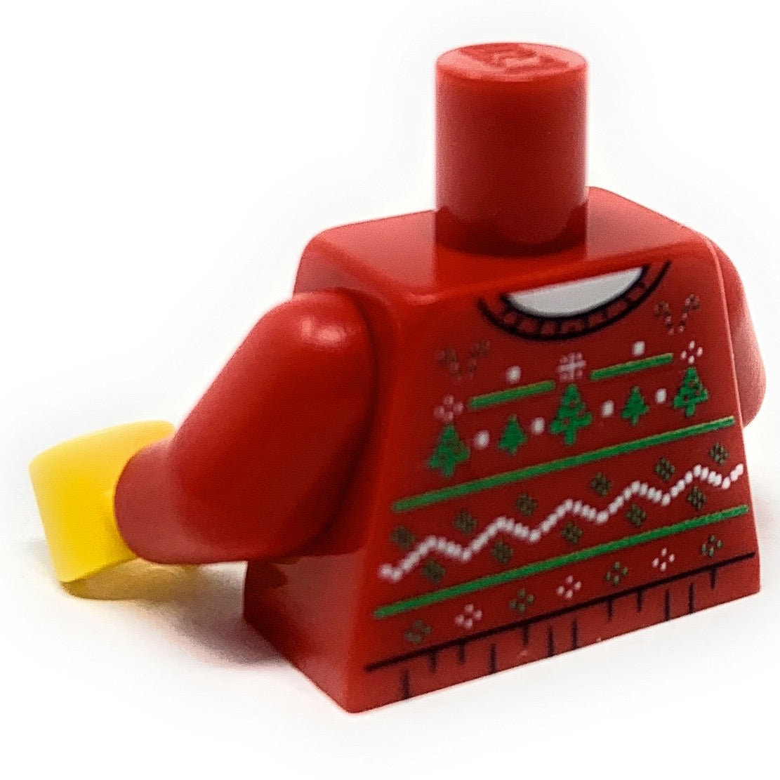 Ugly Red Christmas Tree Sweater Printed Torso made using LEGO parts ...