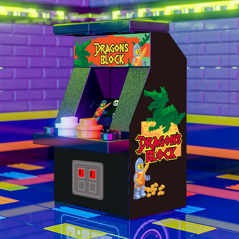 Dragon's Block Classic Arcade Machine – B3 Customs