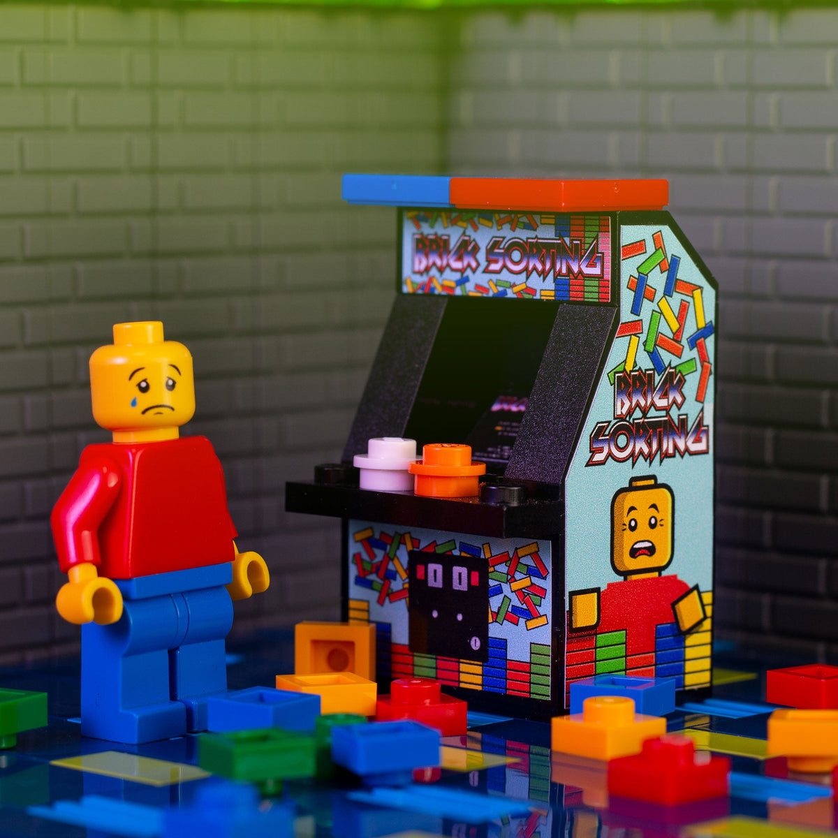 Brick Sorting - Custom Arcade Machine made with LEGO parts – B3 Customs