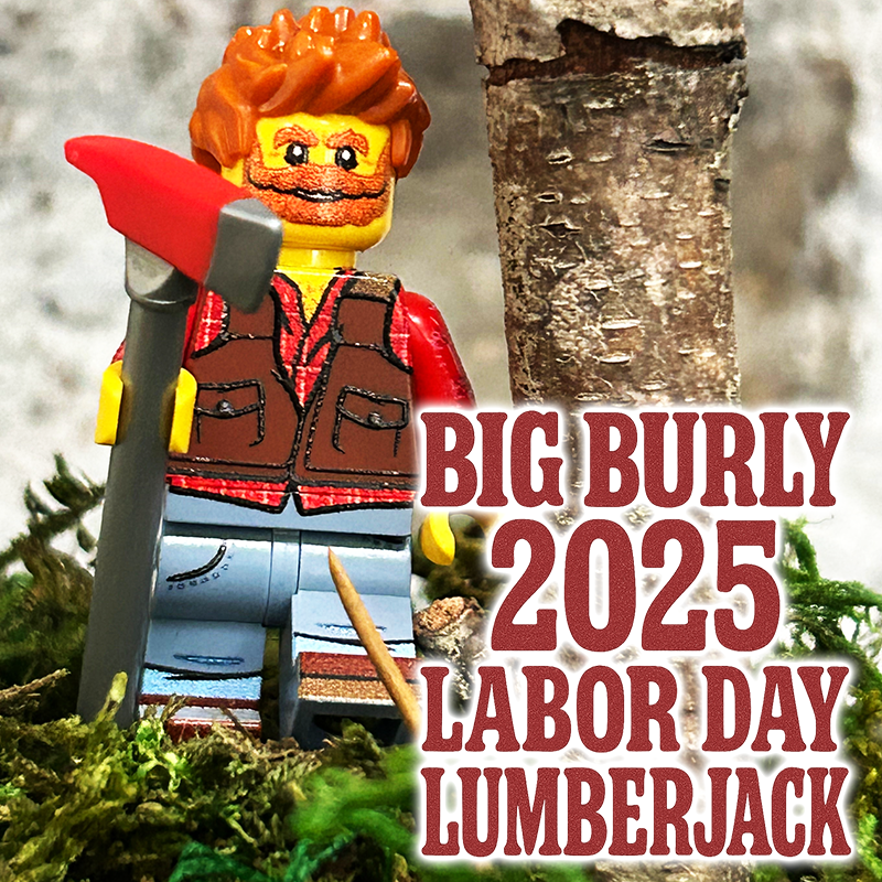 Big Burly Labor Day Lumberjack 2025 Minifig made using LEGO parts – B3 ...