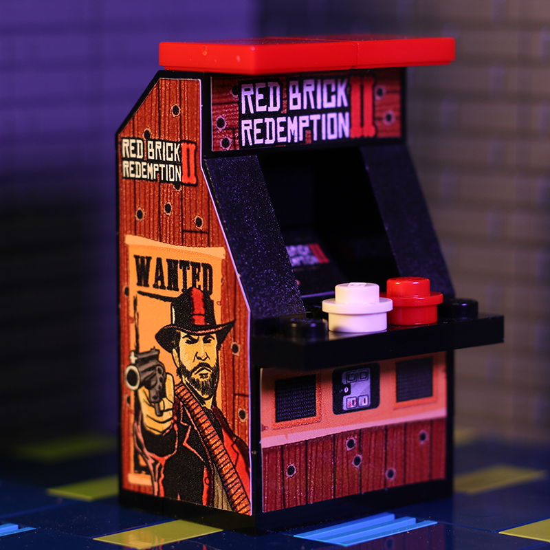 Red Brick Redemption II Minifig Arcade Game made using LEGO parts - B3 ...