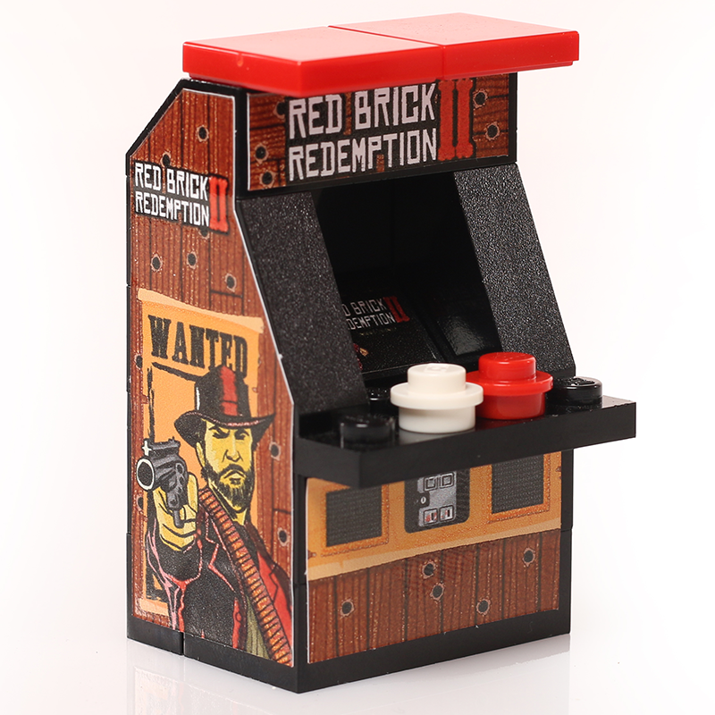 Red Brick Redemption II Minifig Arcade Game made using LEGO parts - B3 ...