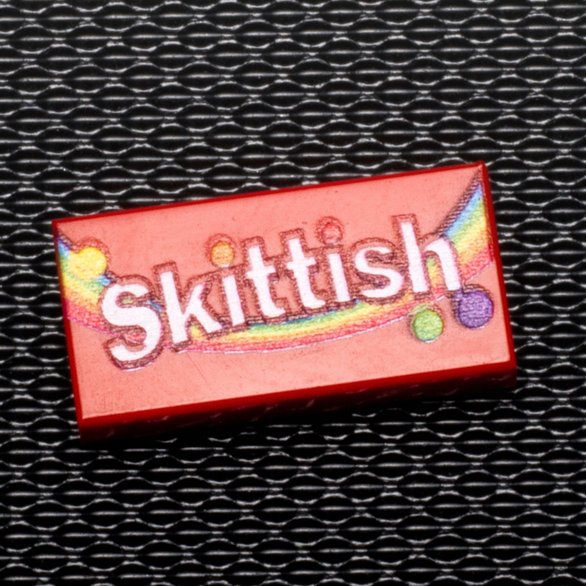 Skittish - Custom Printed Candy 1x2 Tile made using LEGO part – B3 Customs
