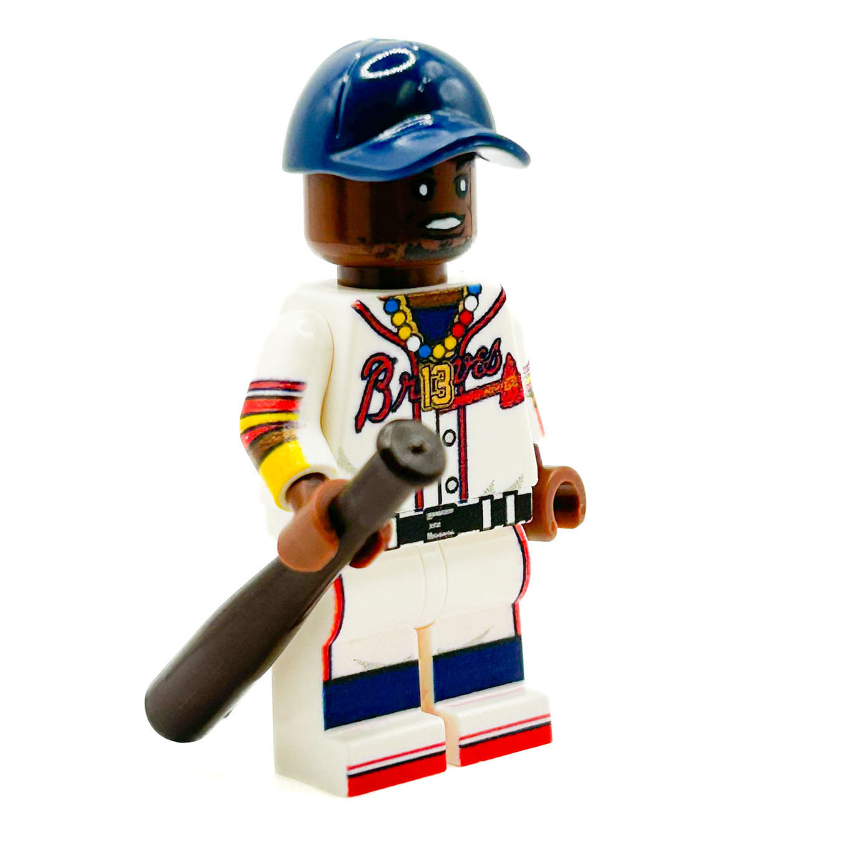 Acuna Atlanta #13 Baseball Player Minifig made using LEGO parts - B3 C ...