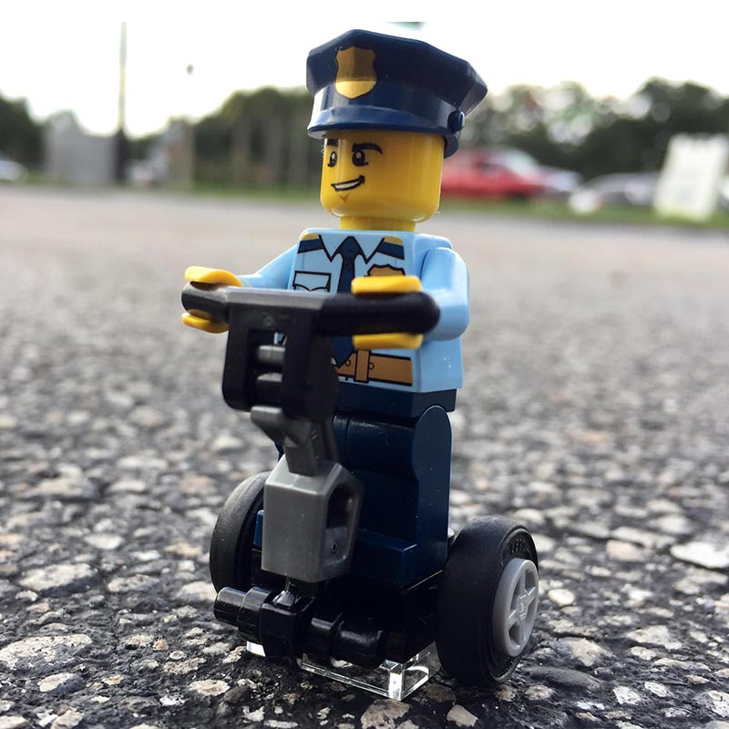 Mall Cop! Segway with Police Officer Minifigure – B3 Customs