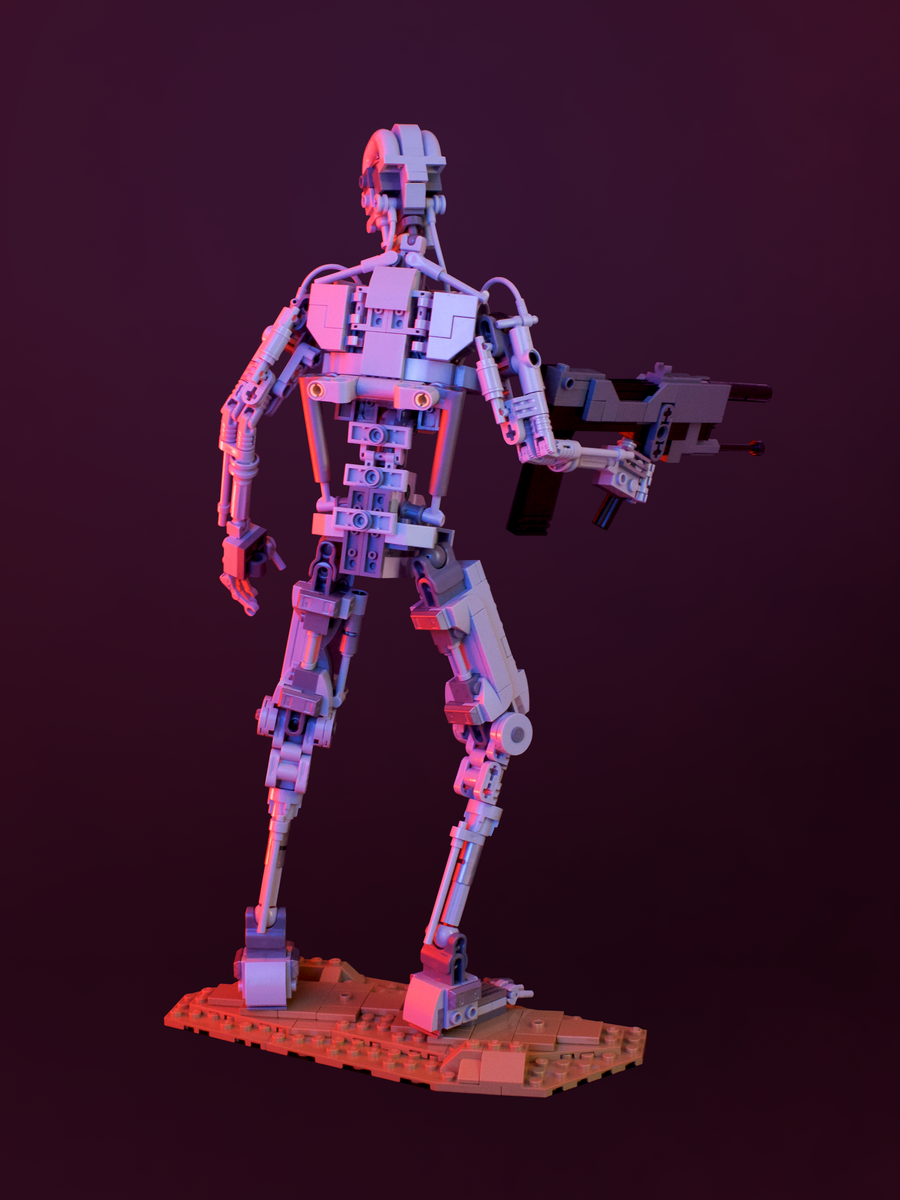 Terminator T-800 - Custom MOC made using LEGO bricks – B3 Customs