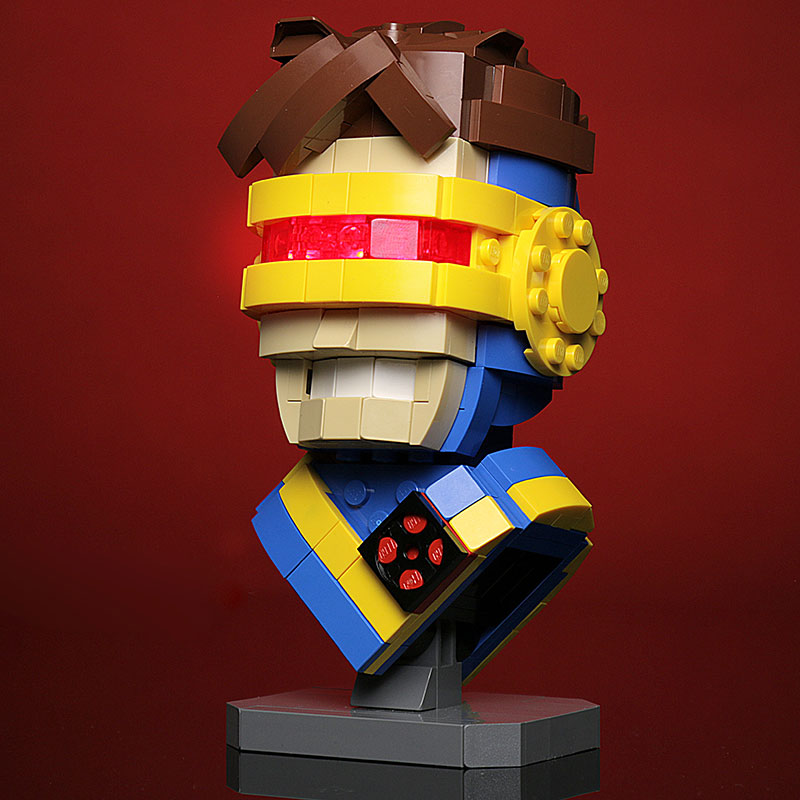 Cyclops Bust - Custom MOC made using LEGO bricks – B3 Customs